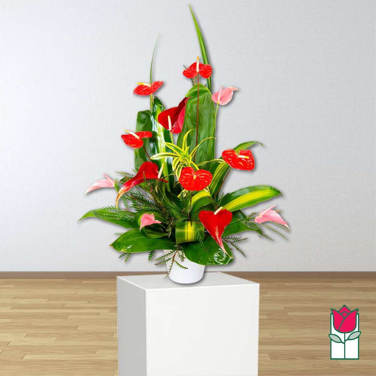 Tropical Arrangement – Aloha Sympathy Flowers By Beretania Florist